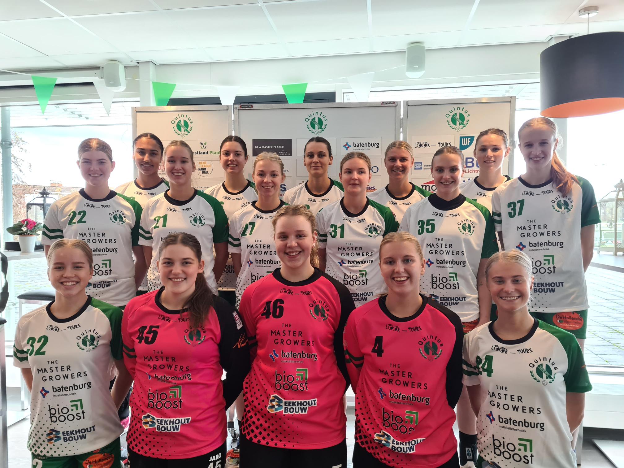 Dames 2 verliest wederom nipt - Quintus Handbal