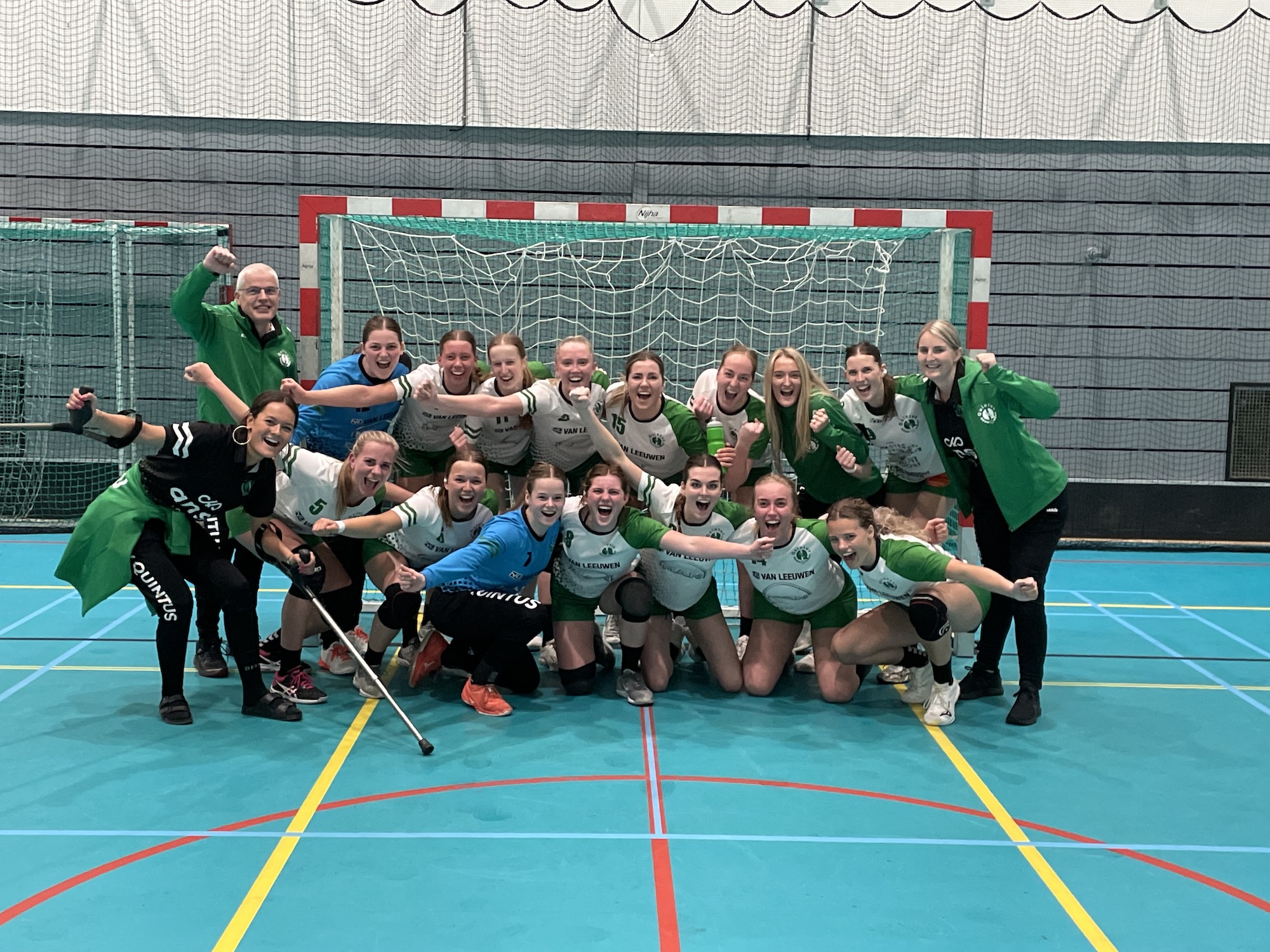 Kampioenswedstrijd Dames A1 - Quintus Handbal
